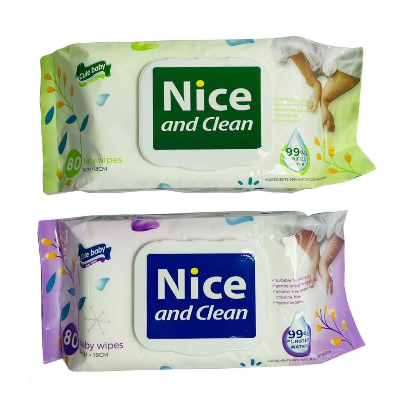 Nice & Clean Wipes (80pcs) - Tharany Supermarket